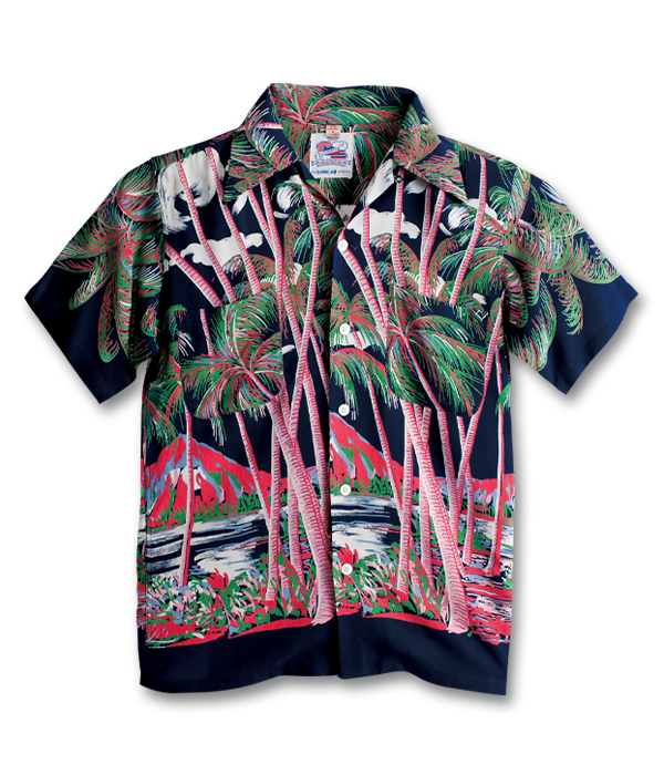 VINTAGE ALOHA SHIRT MUSEUM – “COCONUT PALMS & DIAMOND HEAD” - ALOHA ...