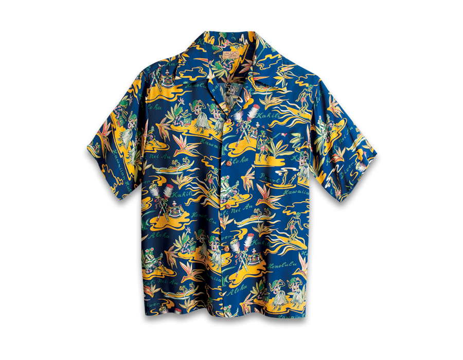 VINTAGE ALOHA SHIRT MUSEUM – “HAWAIIAN HULA” - ALOHA SHIRT - ヴィンテージアロハシャツ