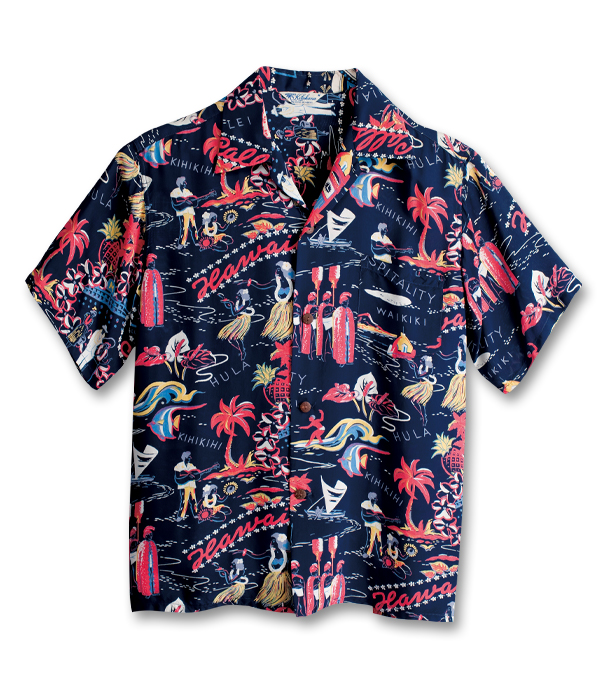 VINTAGE ALOHA SHIRT MUSEUM – “HAWAII CALLS” - ALOHA SHIRT - ヴィンテージアロハシャツ